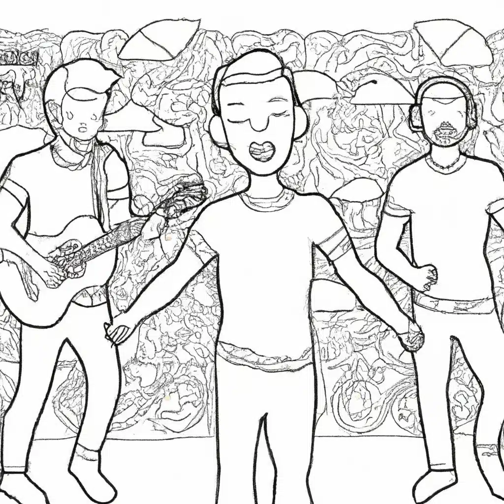 5 Desenhos Incríveis do Coldplay para Imprimir e Colorir!