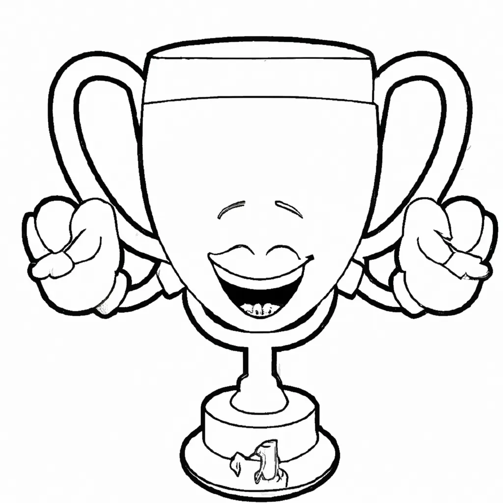 Top 10 Desenhos de Troféus para Imprimir e Colorir