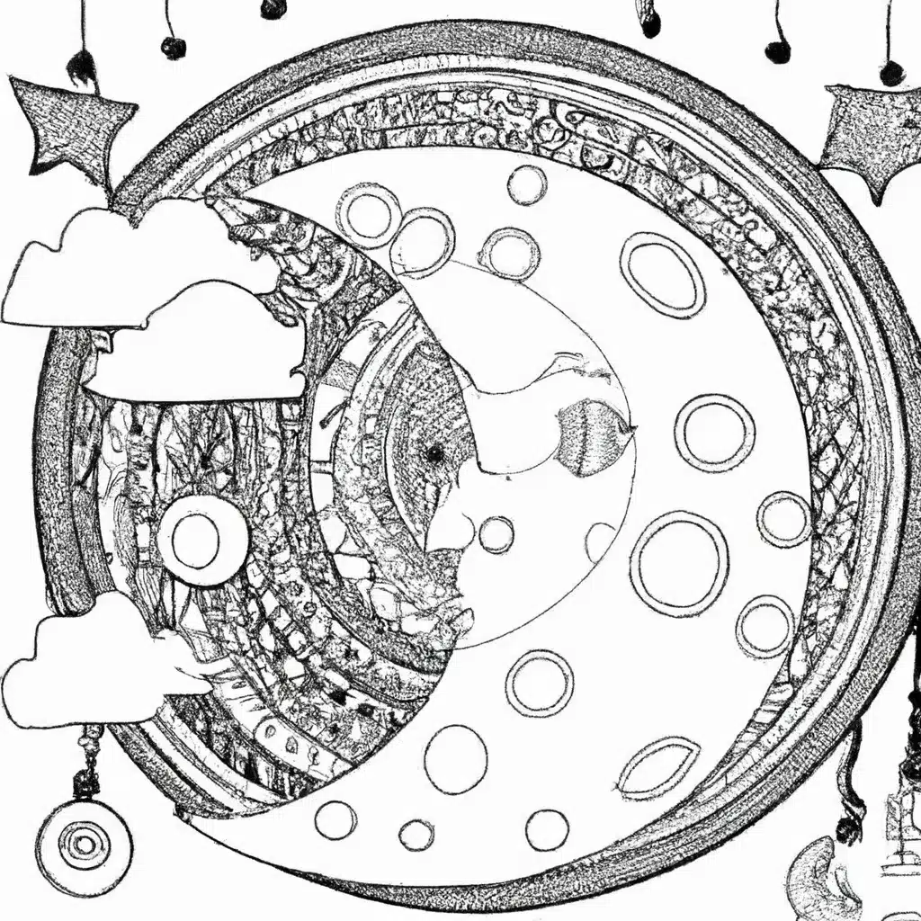 Desenhos Realistas da Lua para Imprimir e Colorir
