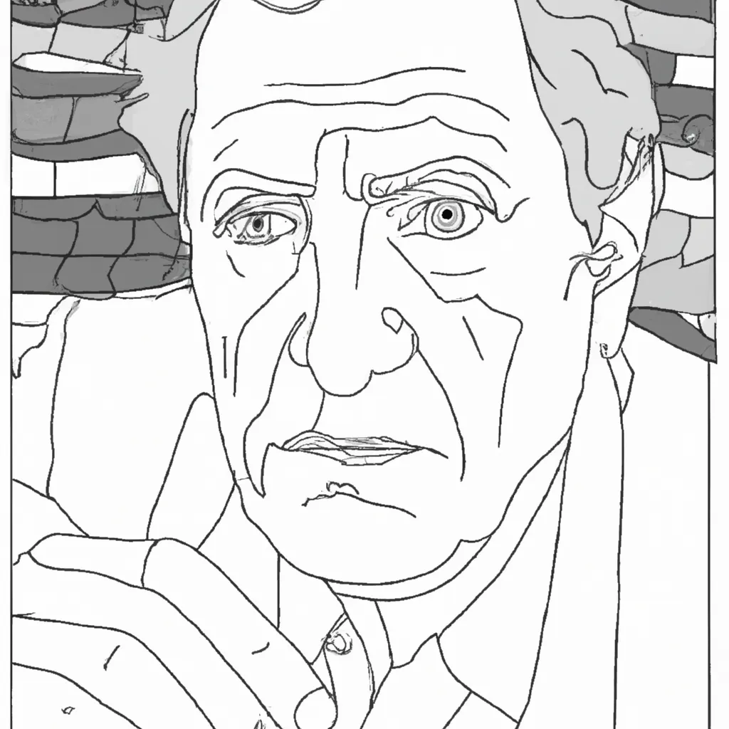 Arte de Lucian Freud com 7 Desenhos para Imprimir e Colorir