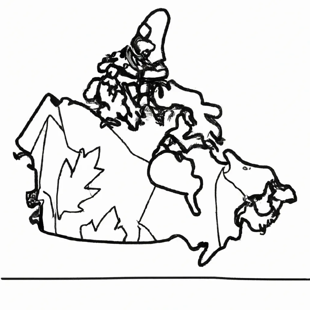 Explore o Canadá com 10 Desenhos para Imprimir e Colorir do Mapa!