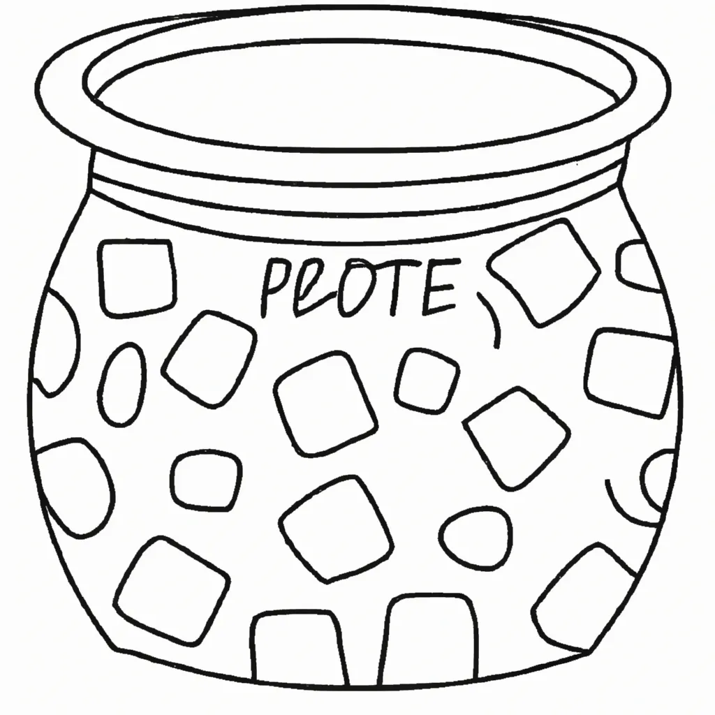 Pote: Desenhos para Imprimir e Colorir para Imprimir
