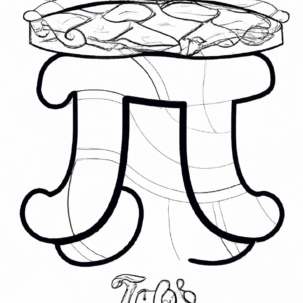 10 Incríveis Desenhos do Símbolo Pi para Imprimir e Colorir