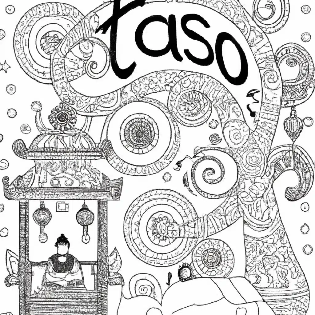 10 Desenhos do Taoismo para Imprimir e Colorir