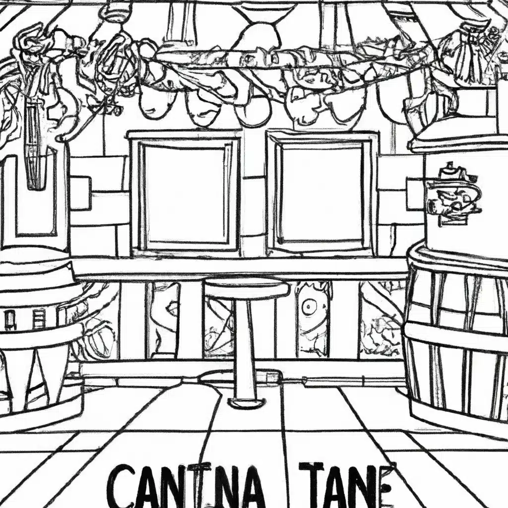 10 Desenhos de Cantina para Imprimir e Colorir.