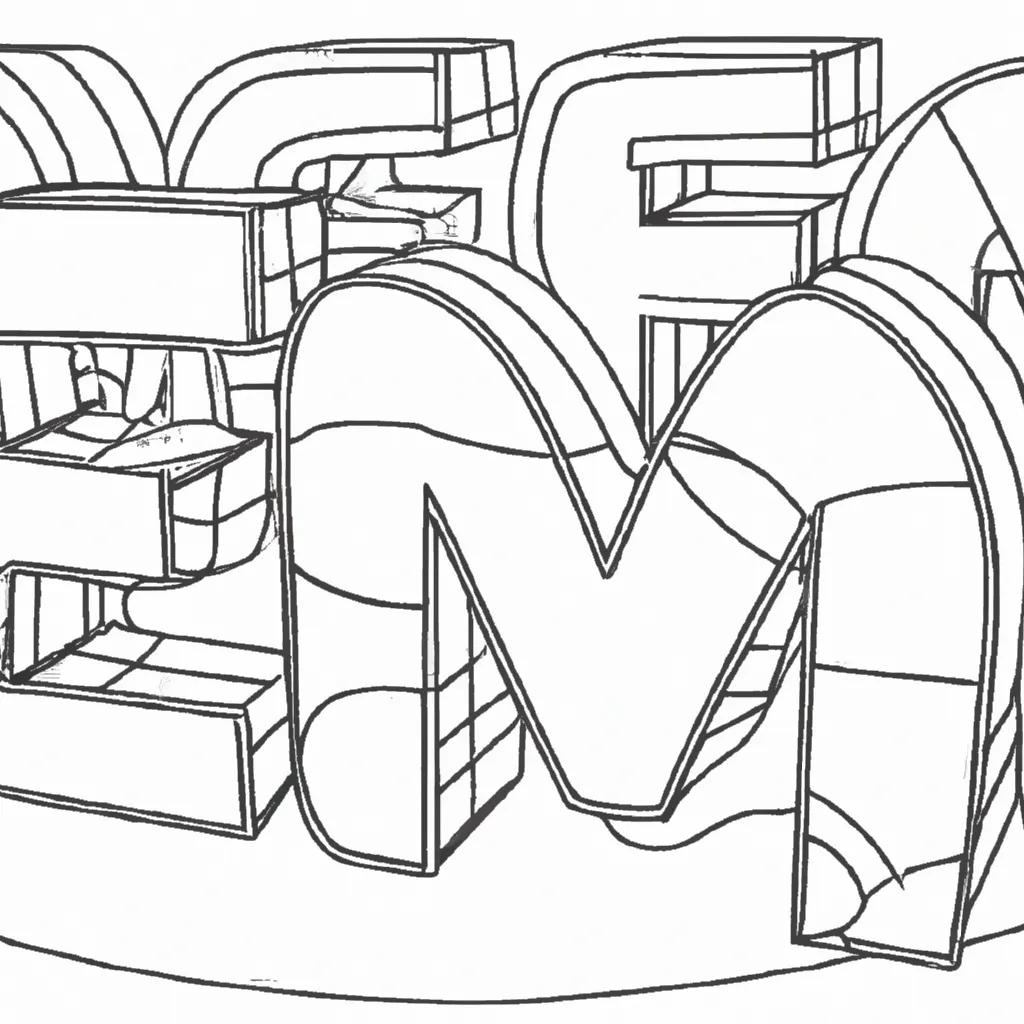 Criatividade com Letras em 3D para Imprimir e Colorir