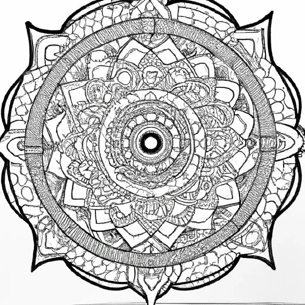 Desenhos GRÁTIS de Mandalas Tibetanas para Imprimir e Colorir/Pintar
