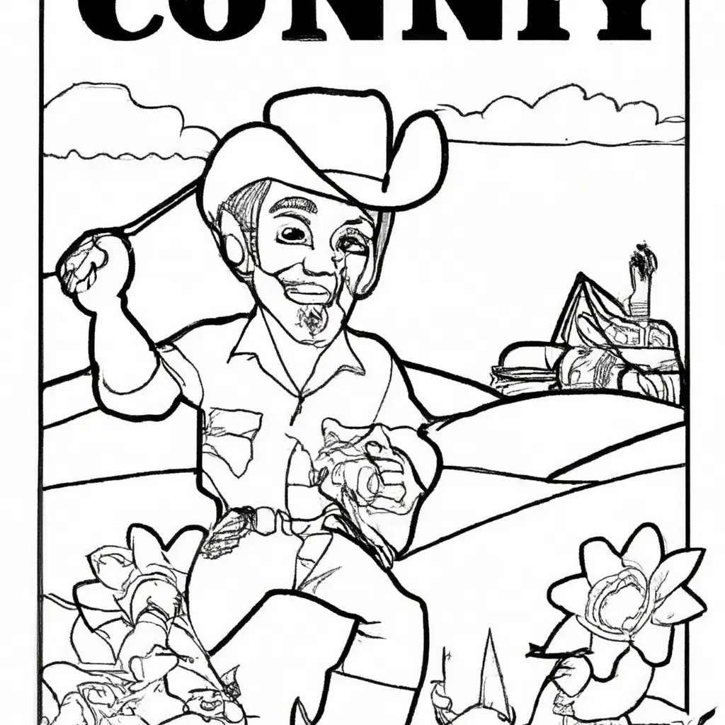 10 Desenhos Incríveis de Tony Country para Imprimir e Colorir