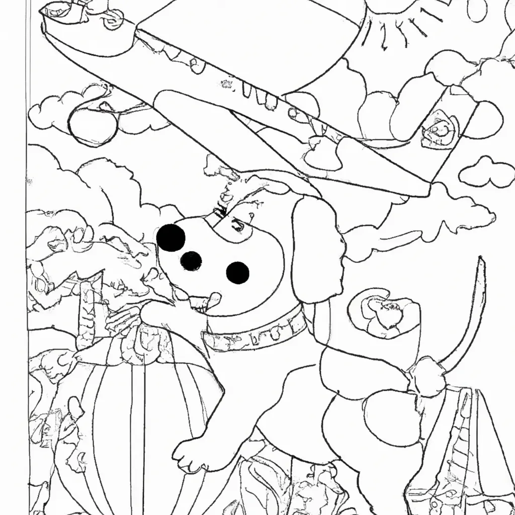 Caninópolis: Desenhos para Imprimir e Colorir (Atividades)