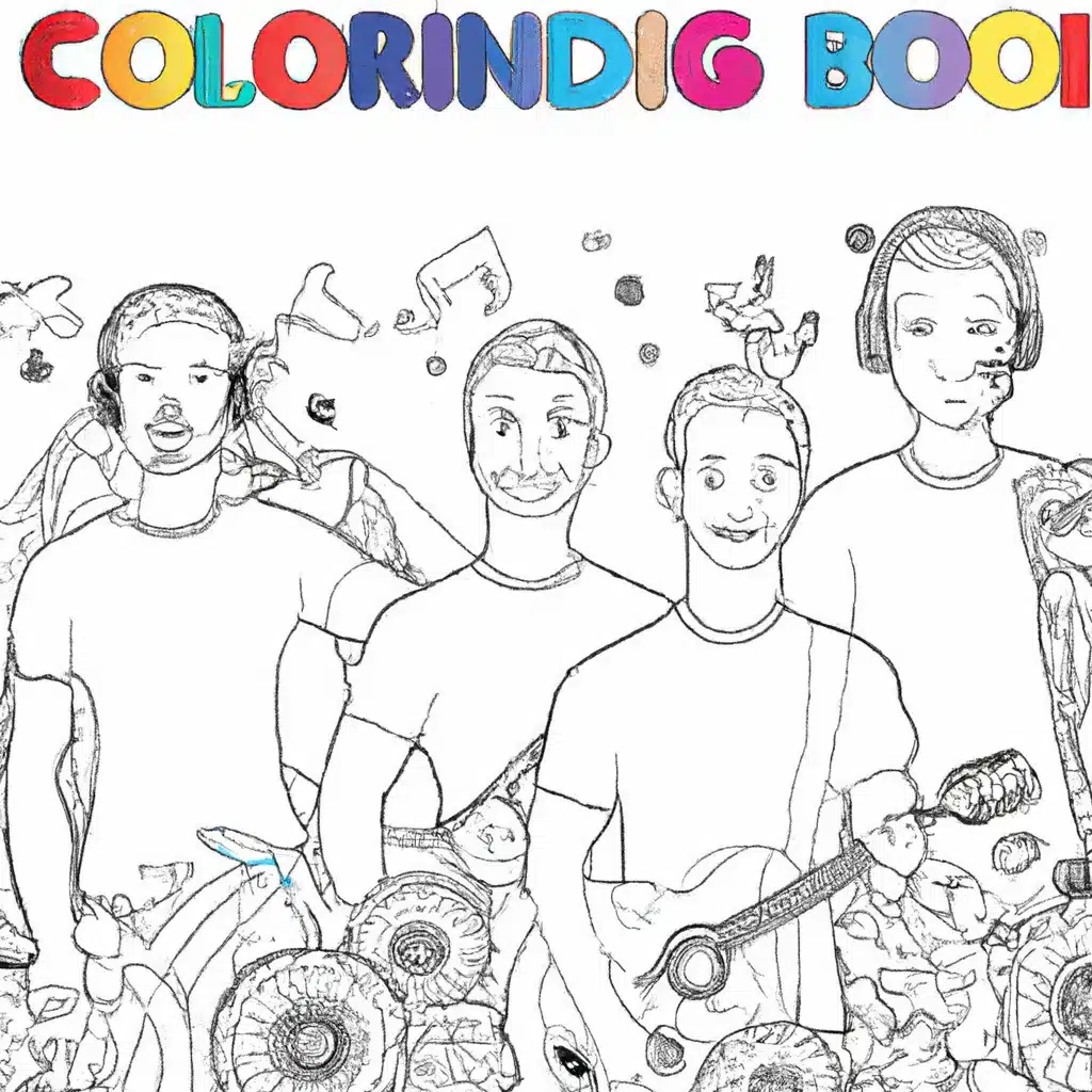 5 Desenhos Incríveis do Coldplay para Imprimir e Colorir!