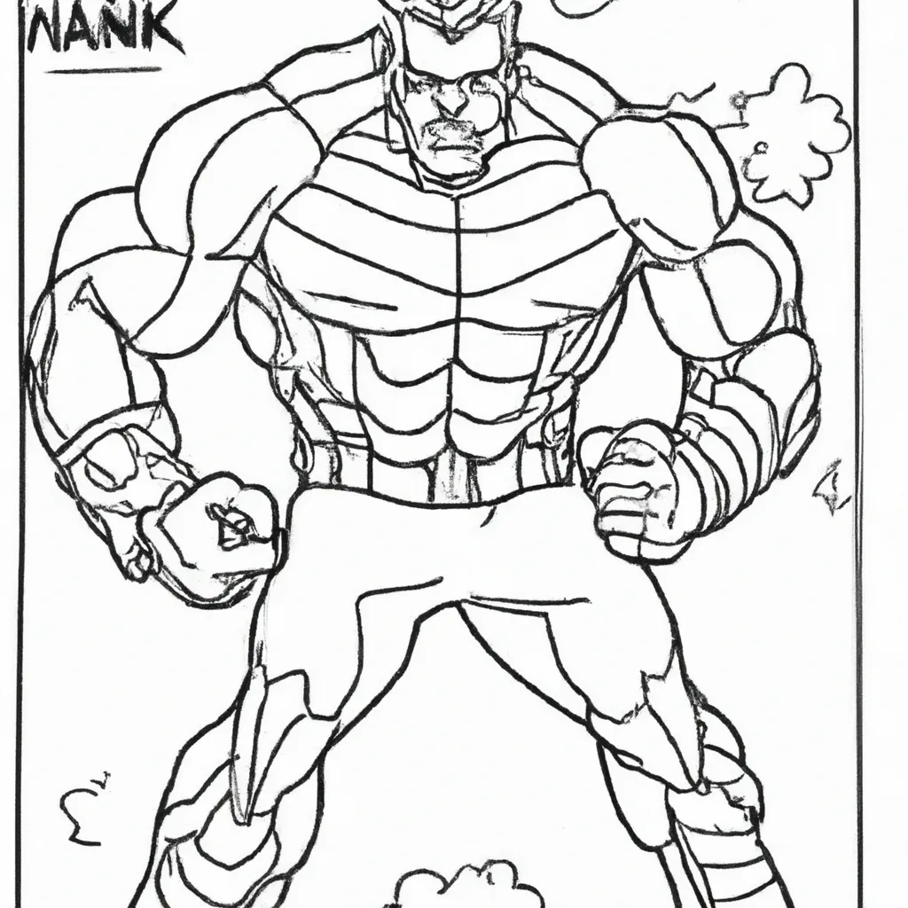 10 Desenhos do Incrível Hulk para Imprimir e Colorir