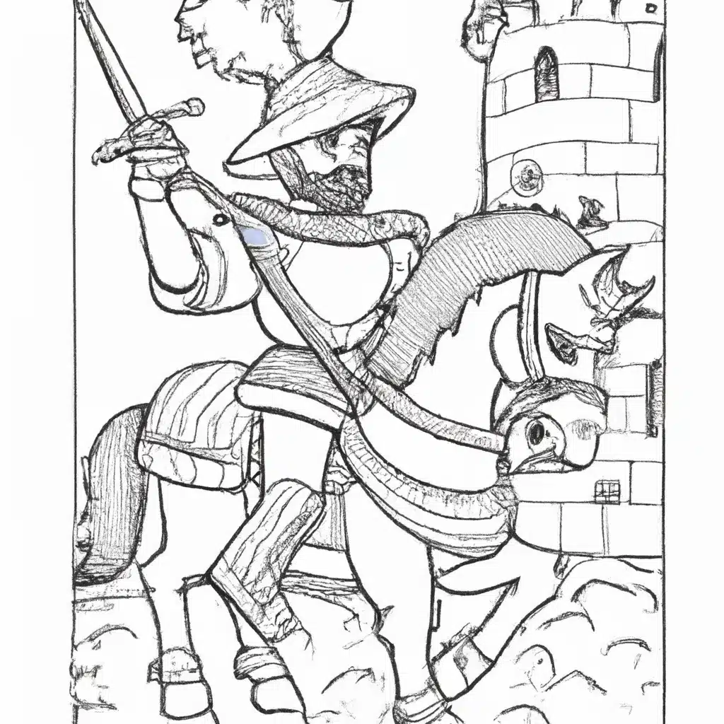 10 Incríveis Desenhos de Quixote para Imprimir e Colorir!