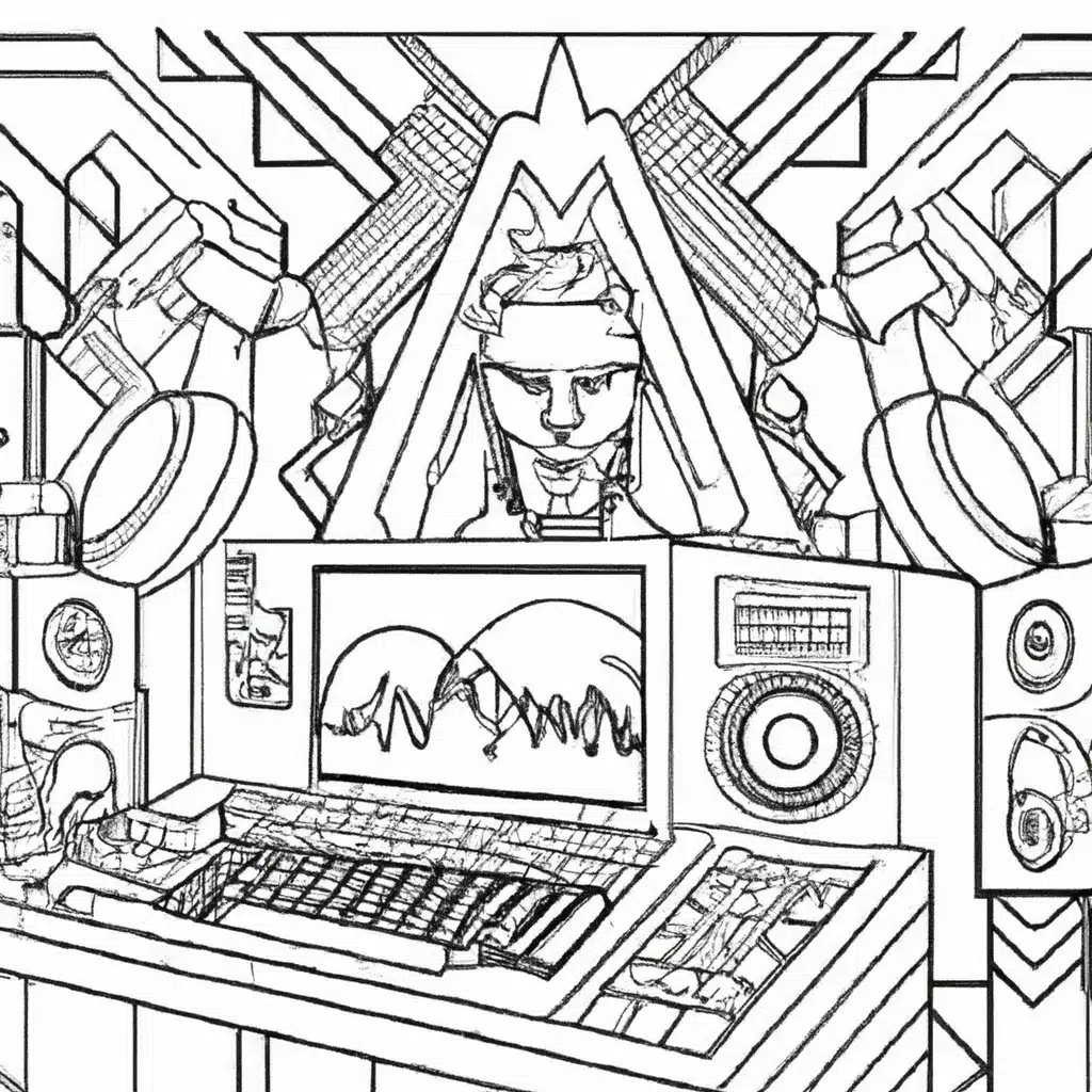 10 Desenhos de Synthwave para Imprimir e Colorir