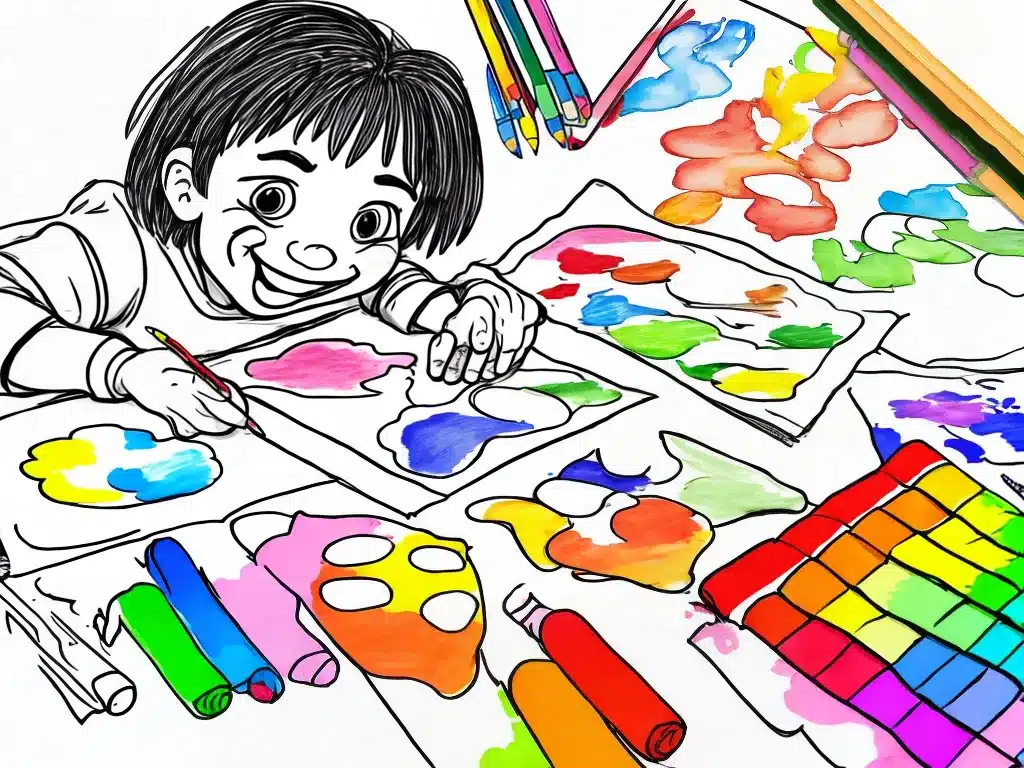 Desenhos Gigantes e Simples para Colorir
