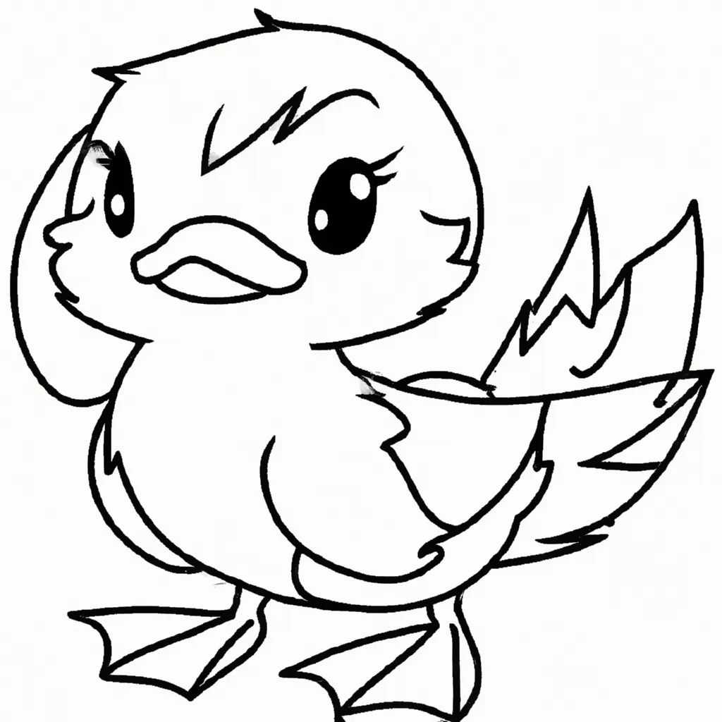 10 Desenhos de Pokémon Ducklett para Imprimir e Colorir