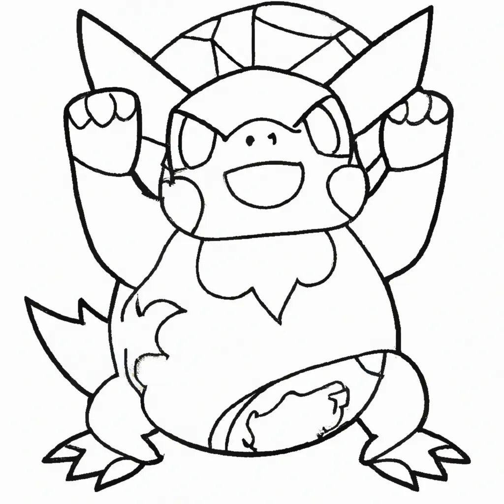 10 Desenhos de Pokémon Lechonk para Imprimir e Colorir