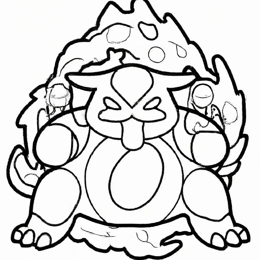 7 Desenhos Incríveis de Pokémon Muk para Imprimir e Colorir