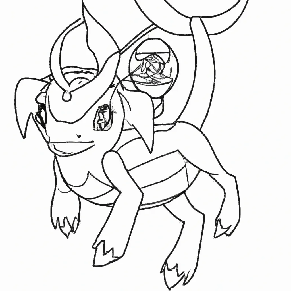 Desenhos de Pokémon Phion para Imprimir e Colorir