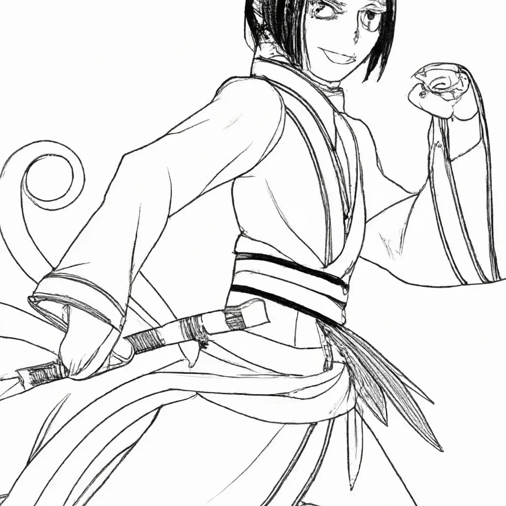 10 Desenhos de Rukia Kuchiki para Imprimir e Colorir