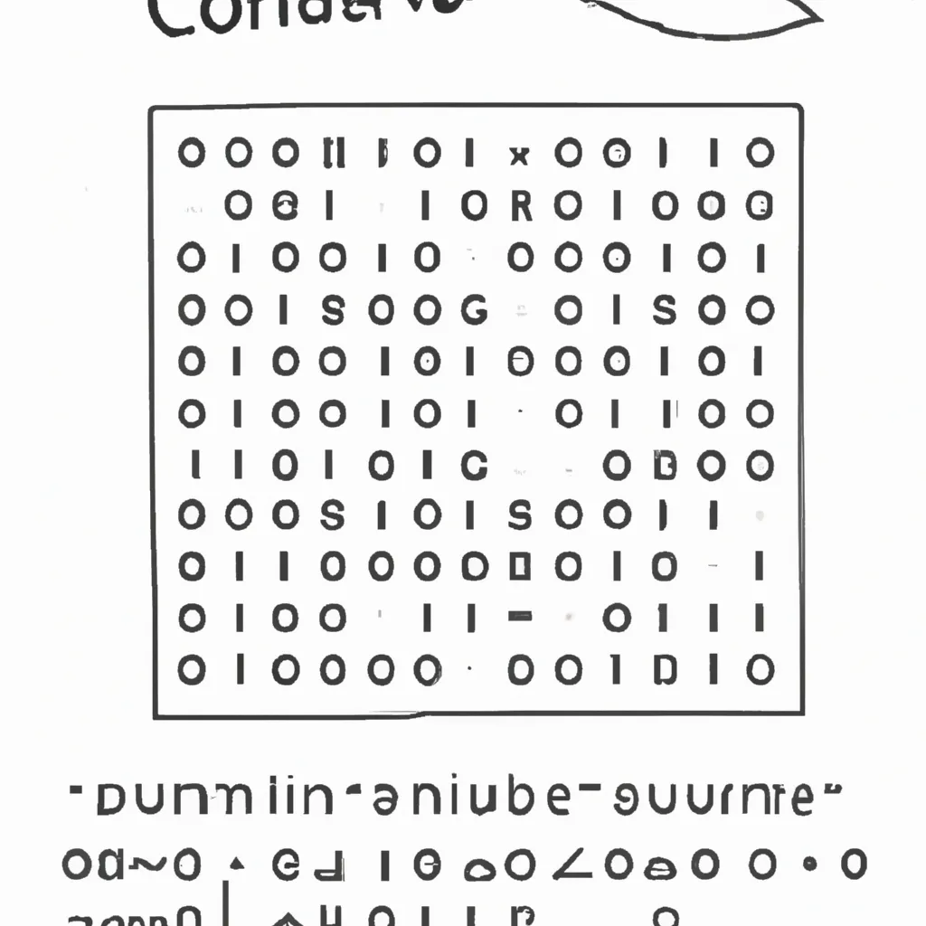 Código Binário com 10 Desenhos para Imprimir e Colorir