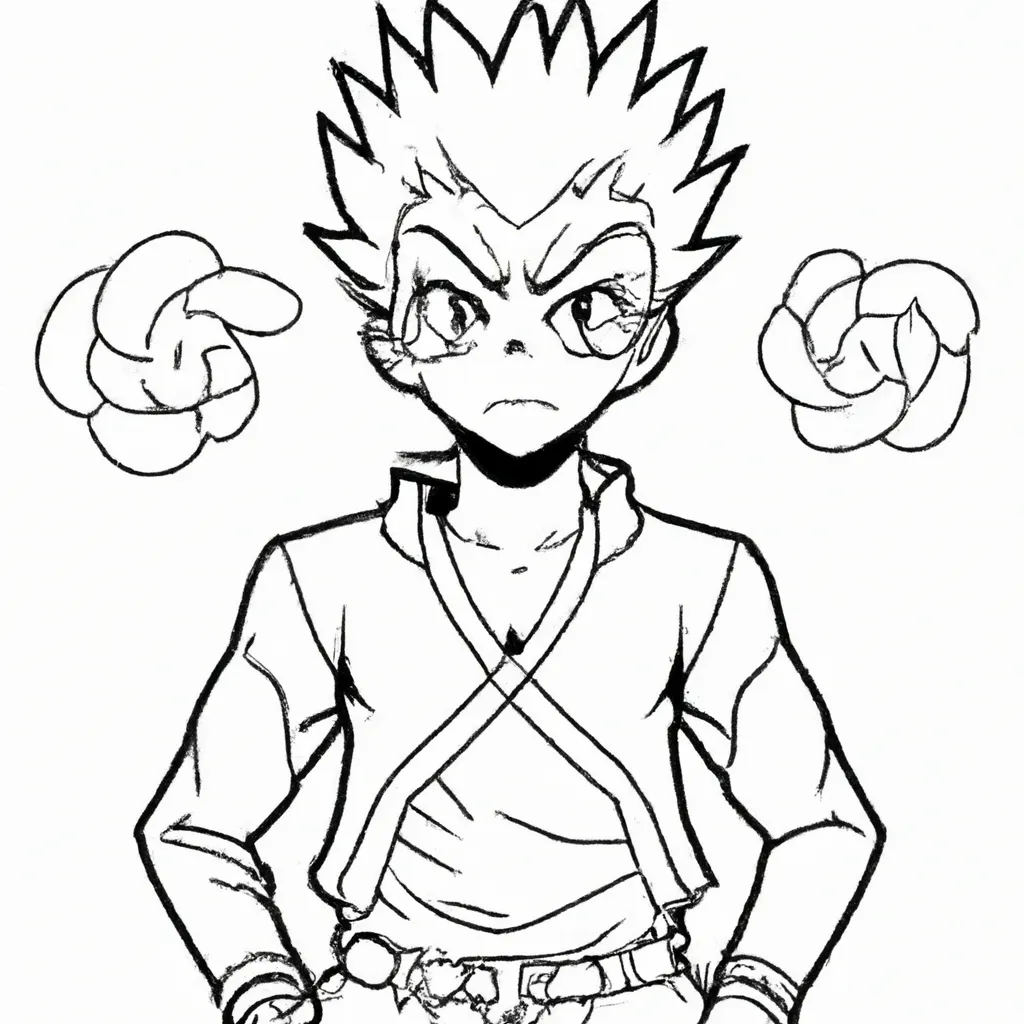 10 Desenhos de Gon Freecss para Imprimir e Colorir
