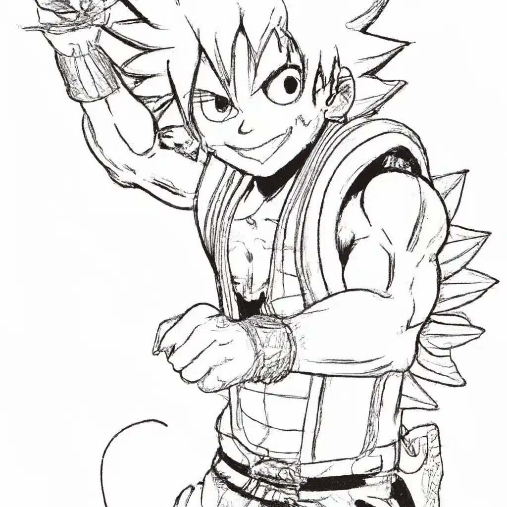 10 Desenhos de Natsu Dragneel para Imprimir e Colorir