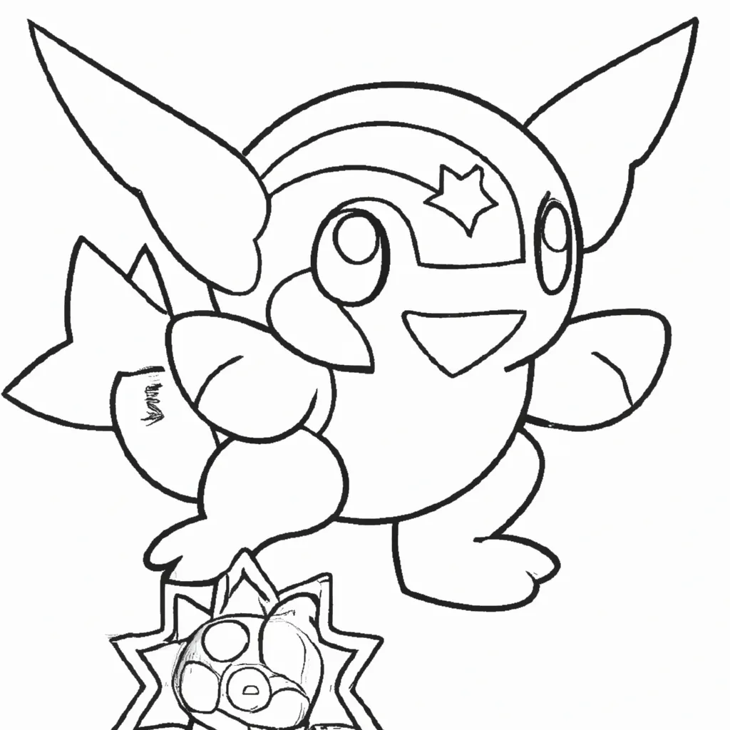 Pokémon Celebi para Imprimir e Colorir: Divirta-se com 10