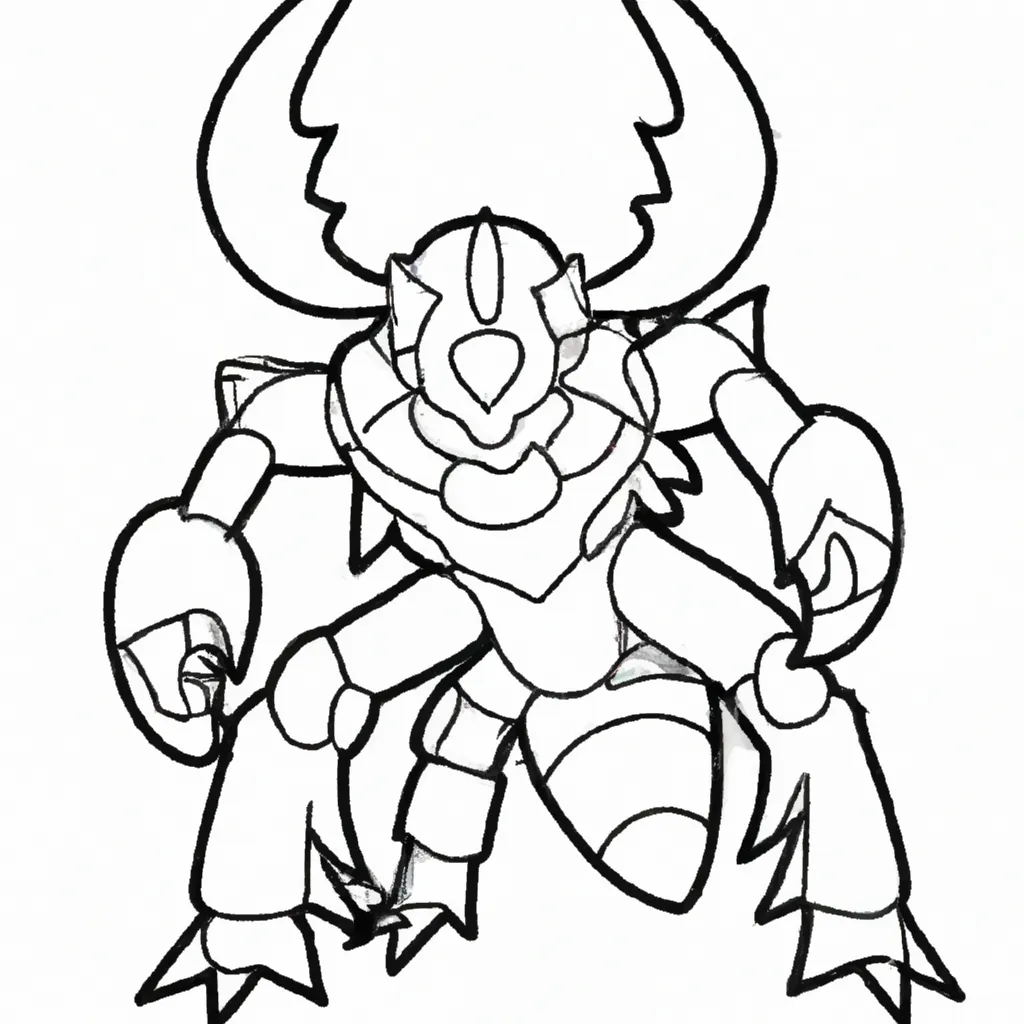 Desenhos de Pokémon Cofagrigus para Imprimir e Colorir