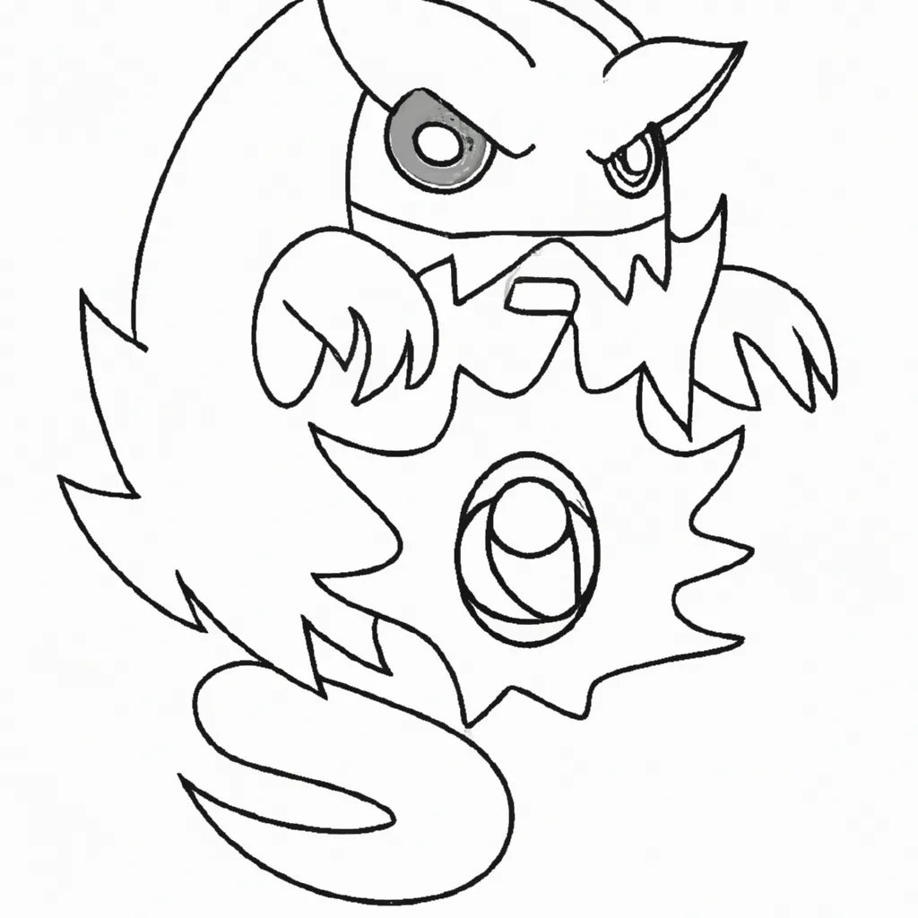 Desenhos de Pokémon Gastly para Imprimir e Colorir