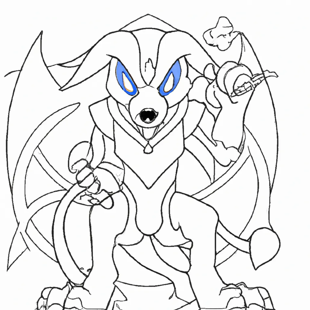 7 Desenhos de Pokémon Houndoom para Imprimir e Colorir