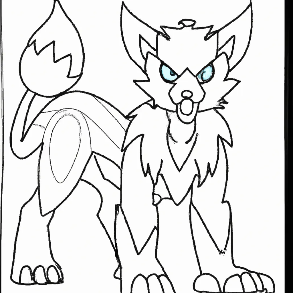 7 Desenhos de Pokémon Luxray para Imprimir e Colorir