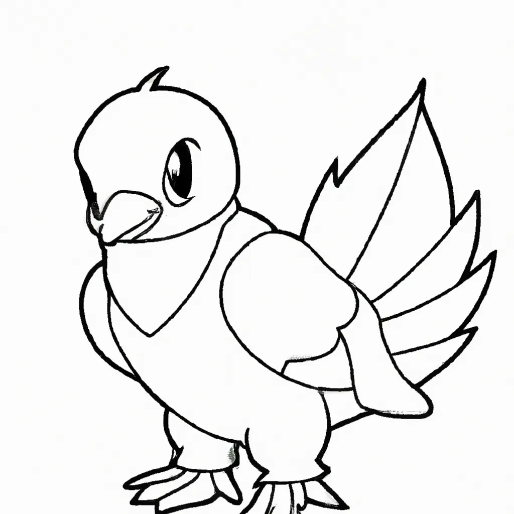 Aprenda a Desenhar Pidove: 7 Modelos para Imprimir e Colorir