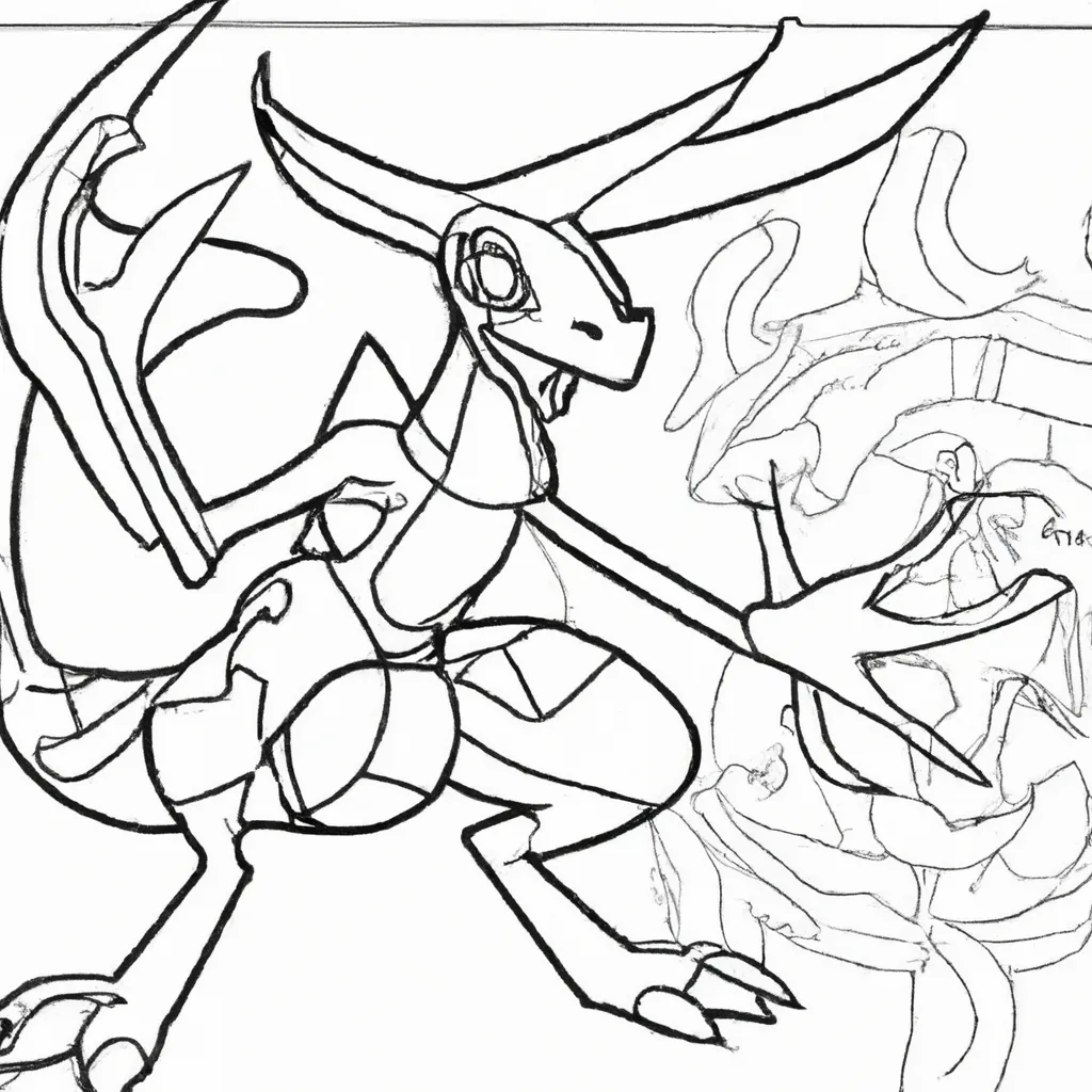 7 Desenhos de Pokémon Rayquaza para Imprimir e Colorir