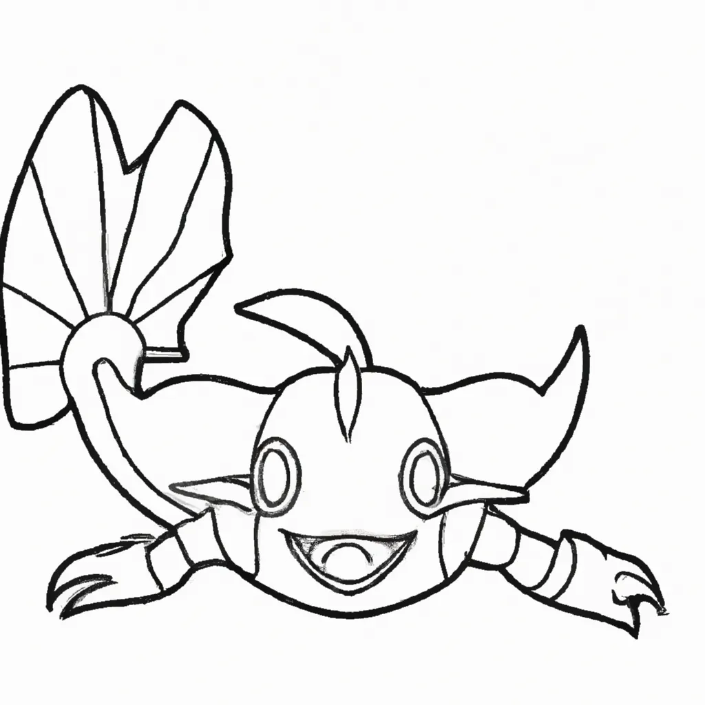 Desenhos de Pokémon Remoraid para Imprimir e Colorir