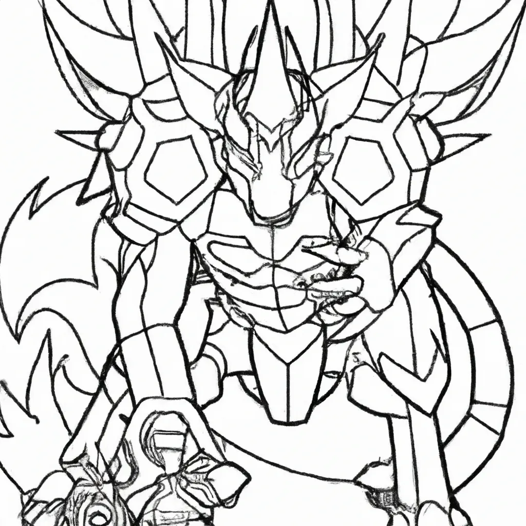 10 Desenhos de Pokémon Zekrom para Imprimir e Colorir