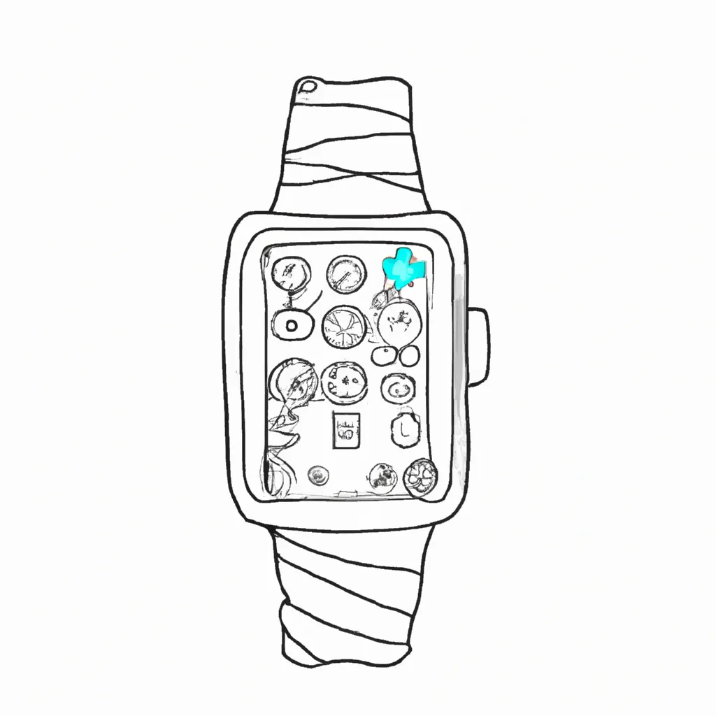 7 Desenhos de Smartwatch para Imprimir e Colorir