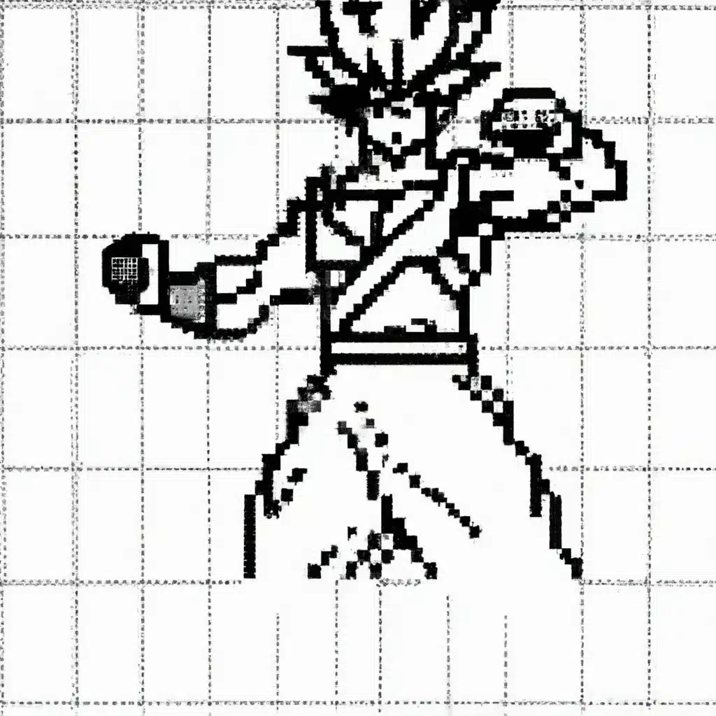 7 Desenhos de Goku em Pixel Art para Imprimir e Colorir