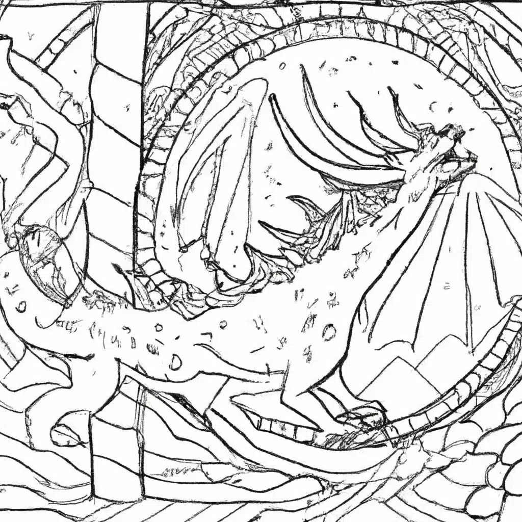 10 Desenhos de Jörmungandr para Imprimir e Colorir