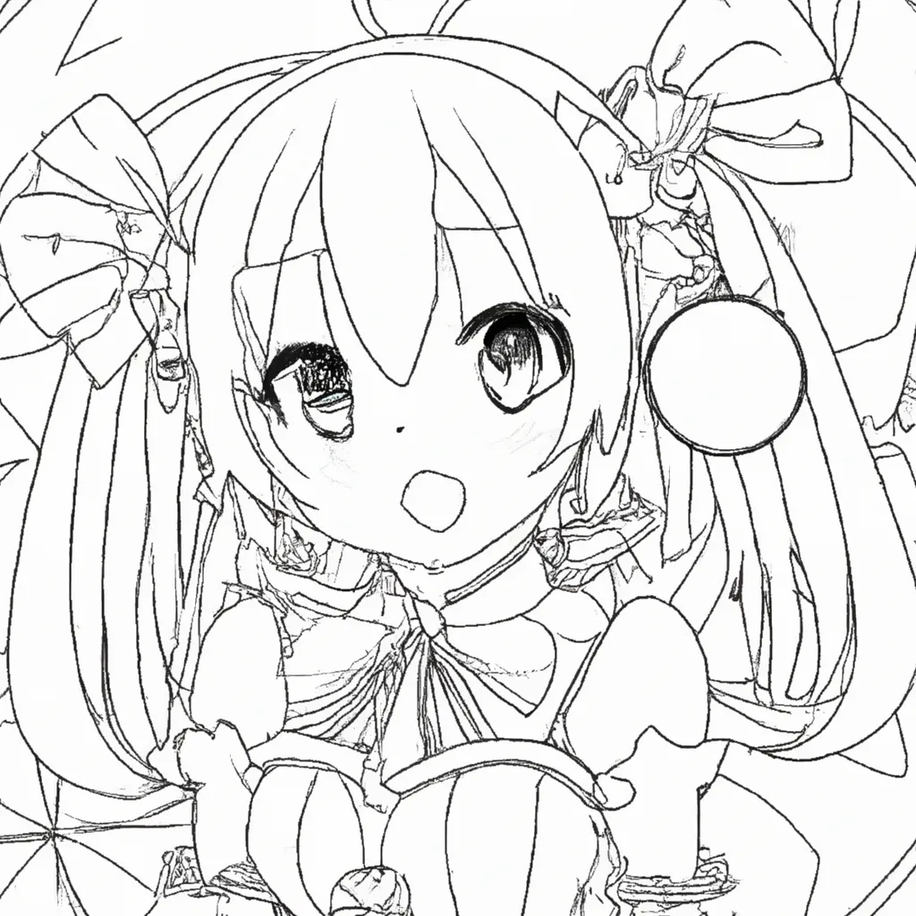 10 Desenhos de Kyoko Sakura para Imprimir e Colorir