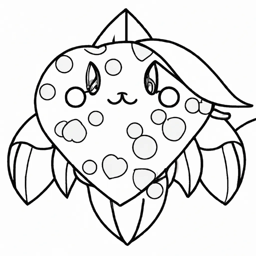 10 Desenhos de Pokémon Luvdisc para Imprimir e Colorir