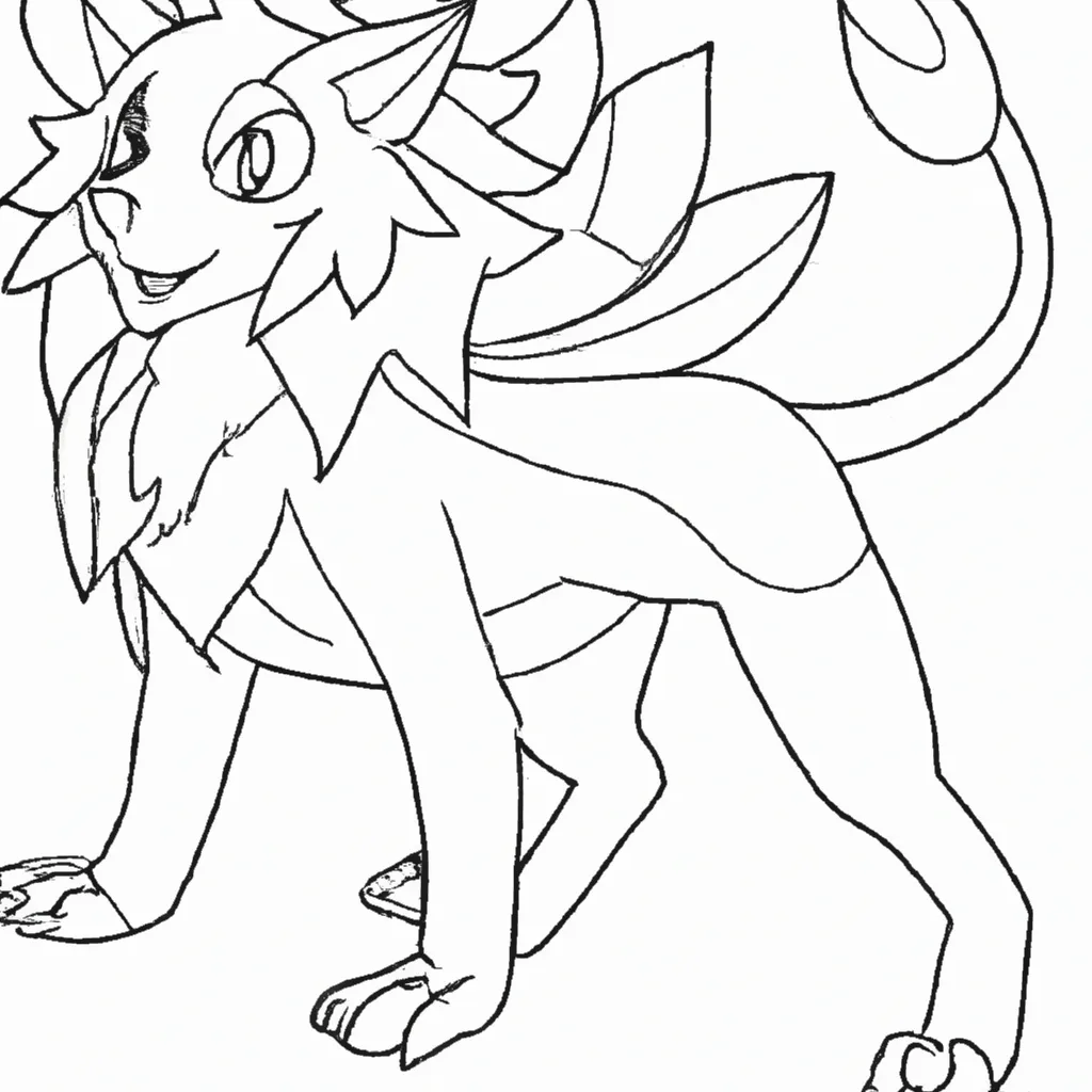 Desenhos De Pokemon Luxray Para Colorir