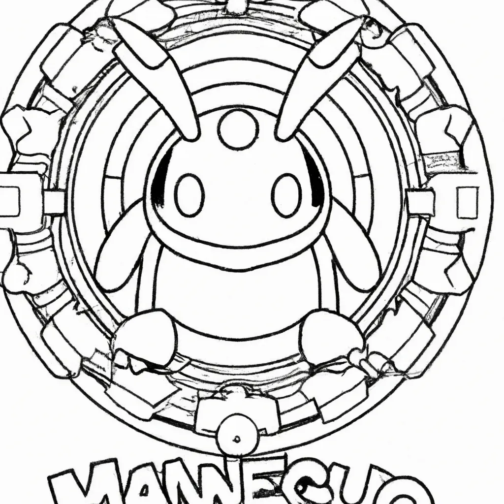 Desenhos de Pokémon Magnezone para Imprimir e Colorir