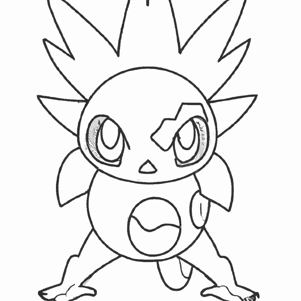 10 Desenhos de Pokémon Motim para Imprimir e Colorir