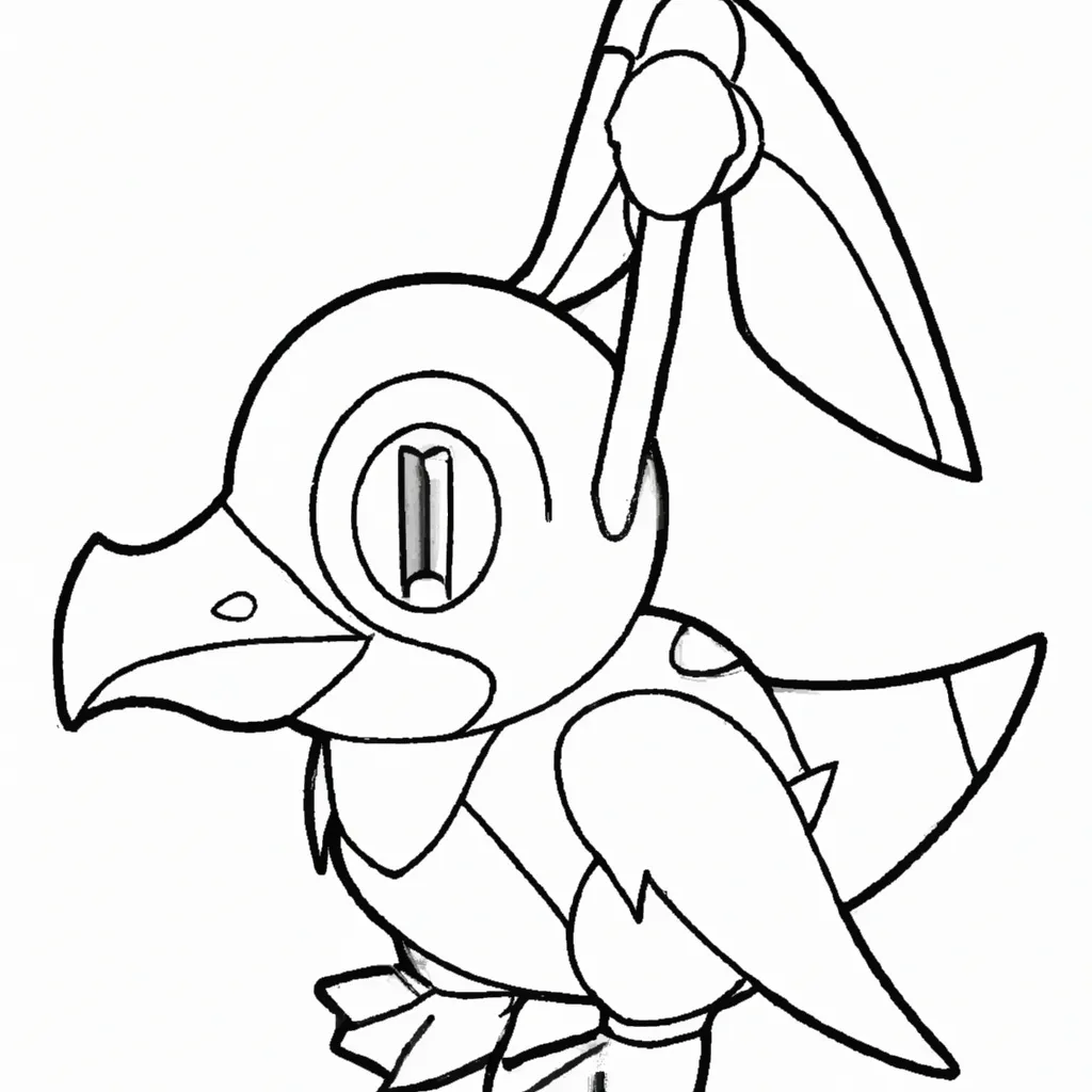 Desenhos de Pokémon Pelipper para Imprimir e Colorir