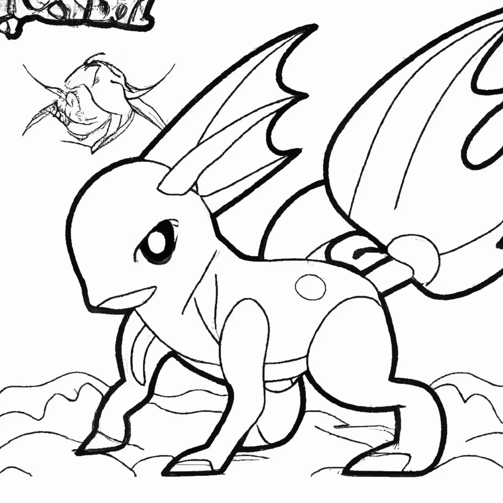 Desenhos de Pokémon Phion para Imprimir e Colorir