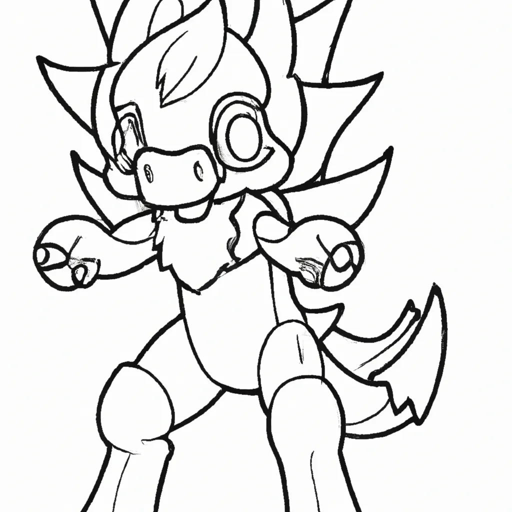 Desenhos de Pokémon Pignite para Imprimir e Colorir!