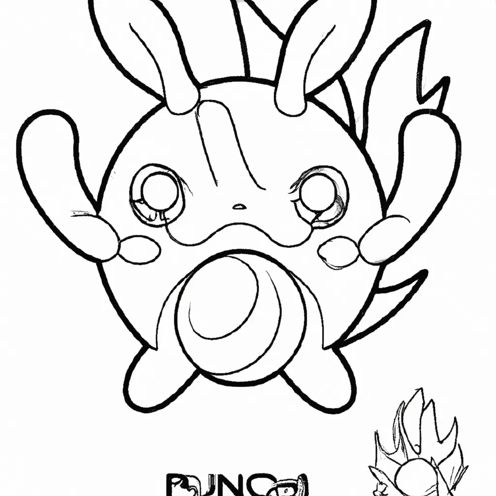 Desenhos de Pokémon Pincurchin para Imprimir e Colorir