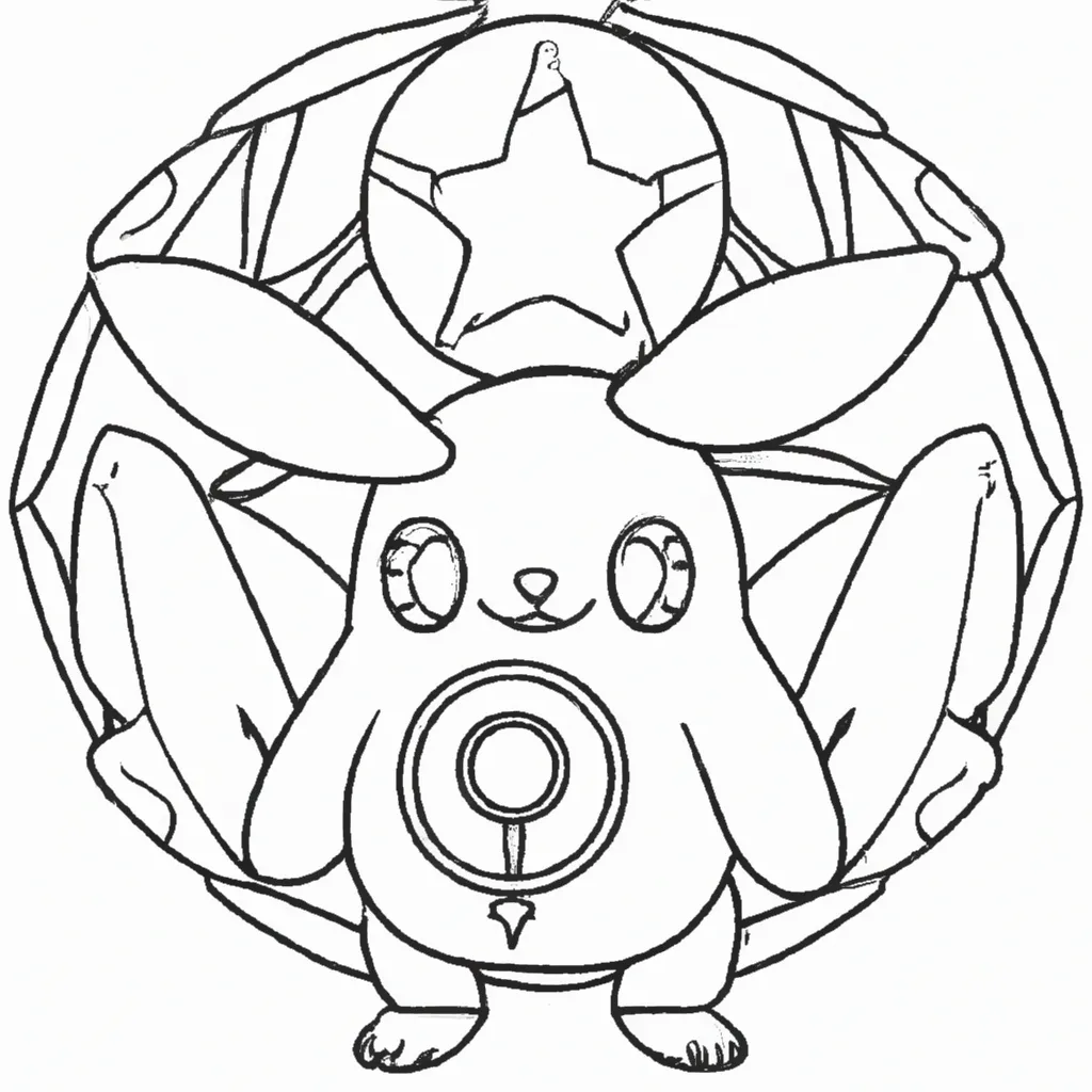 Desenhos de Pokémon Psíquico para Imprimir e Colorir