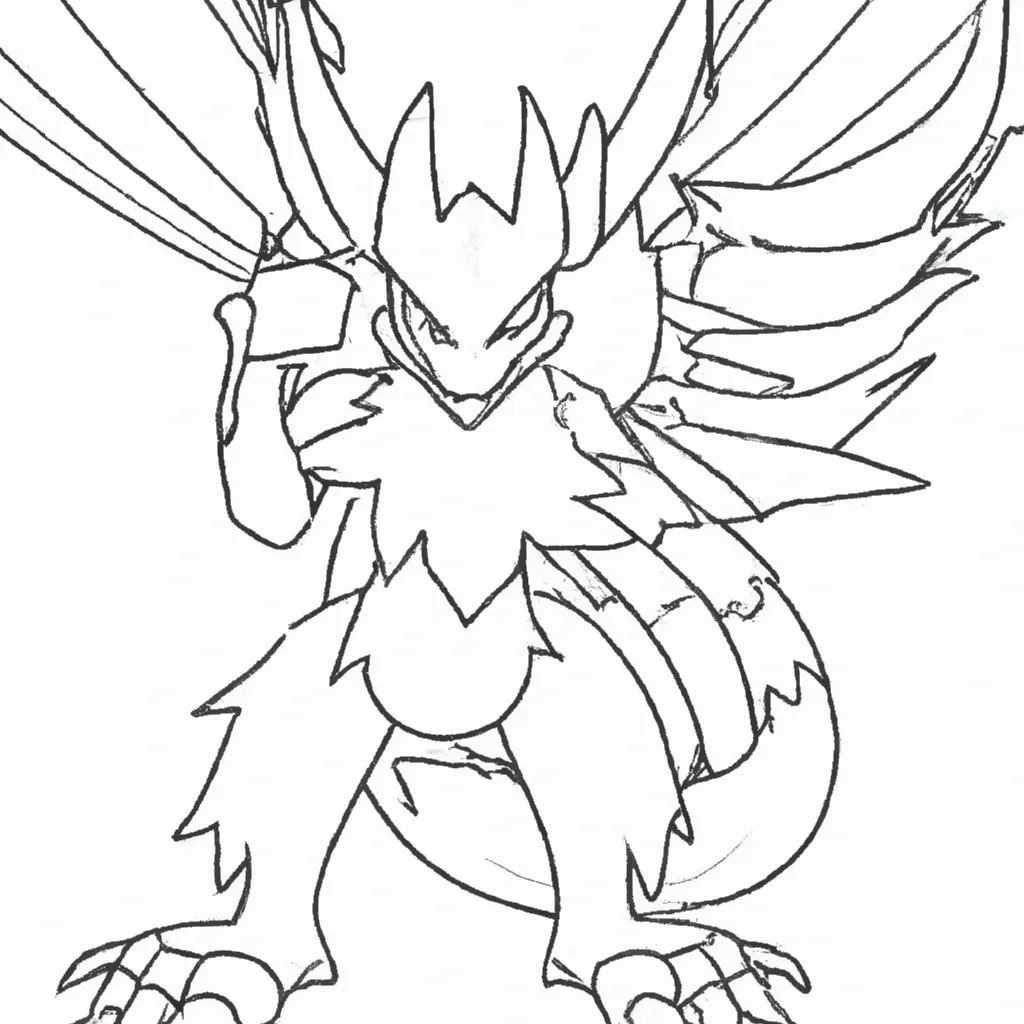 Como Desenhar Pokemon Reshiram