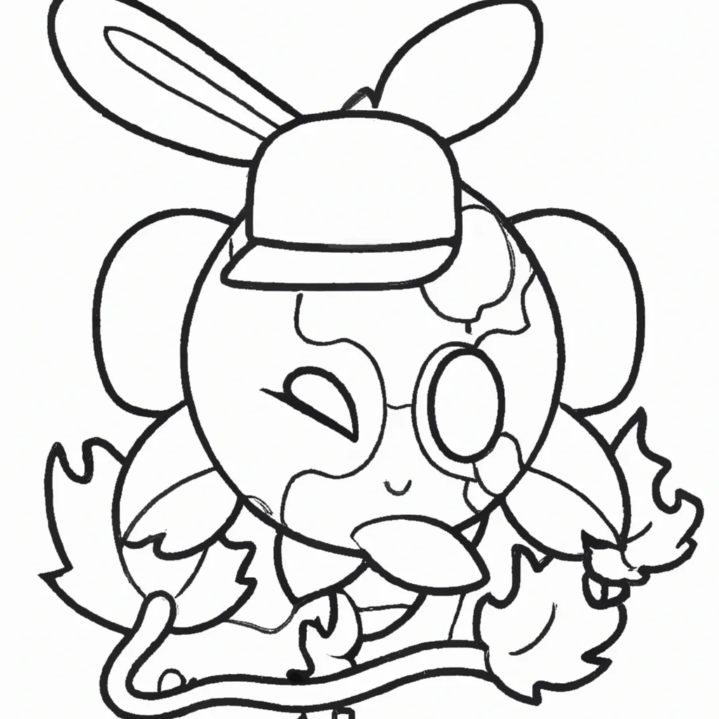 Desenhos de Pokémon Skiploom para Imprimir e Colorir